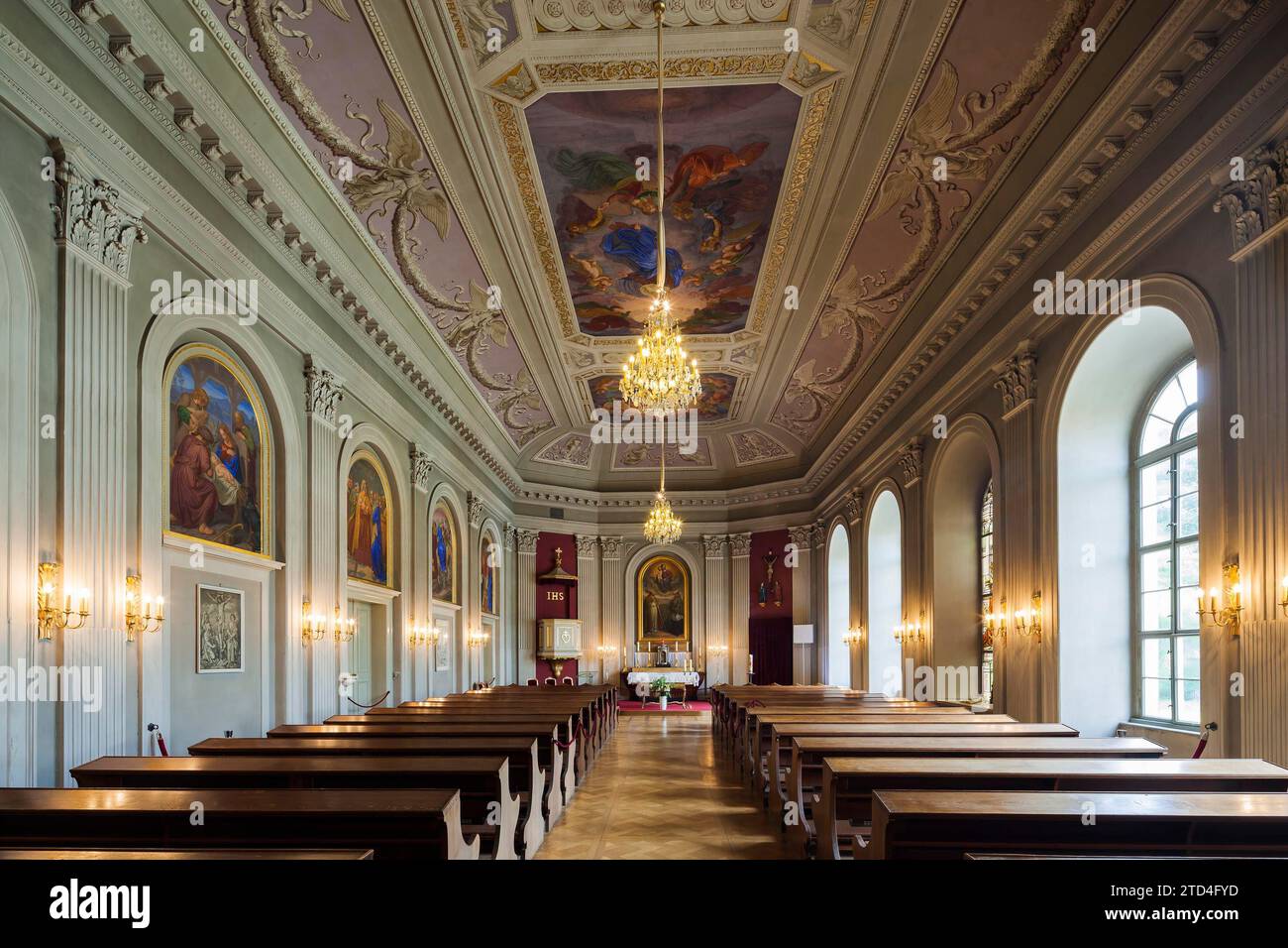 Pillnitz, catholic castle chapel Stock Photo - Alamy