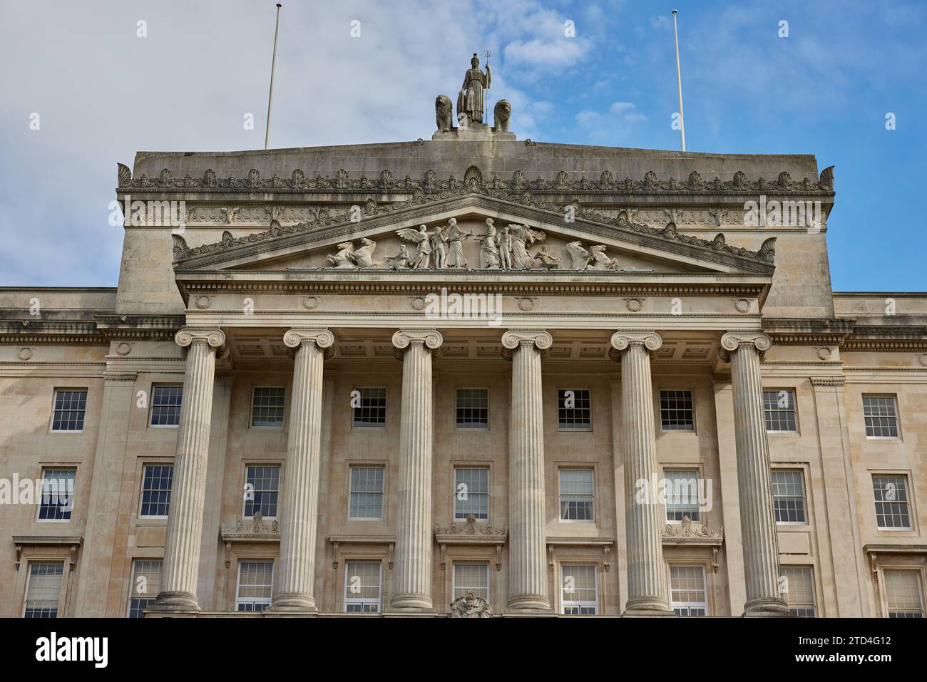 Exterior of the Parliament Buildings in Stormont Estate, Northern ...