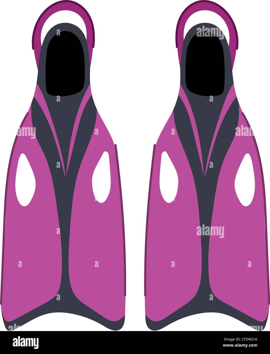 fins flippers cartoon vector illustration Stock Vector Image & Art - Alamy