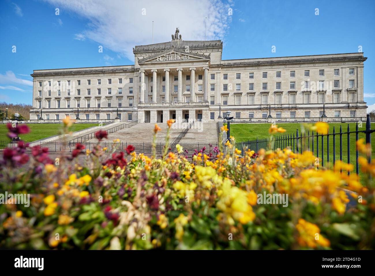 Exterior of the Parliament Buildings in Stormont Estate, Northern ...