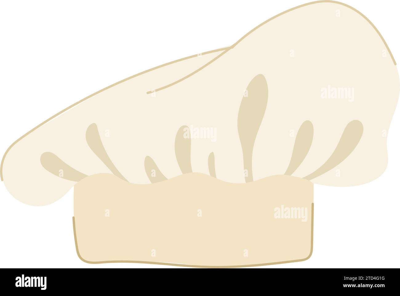 bakery chef hat cartoon vector illustration Stock Vector Image & Art ...
