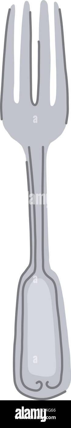 silverware fork cartoon vector illustration Stock Vector Image & Art ...