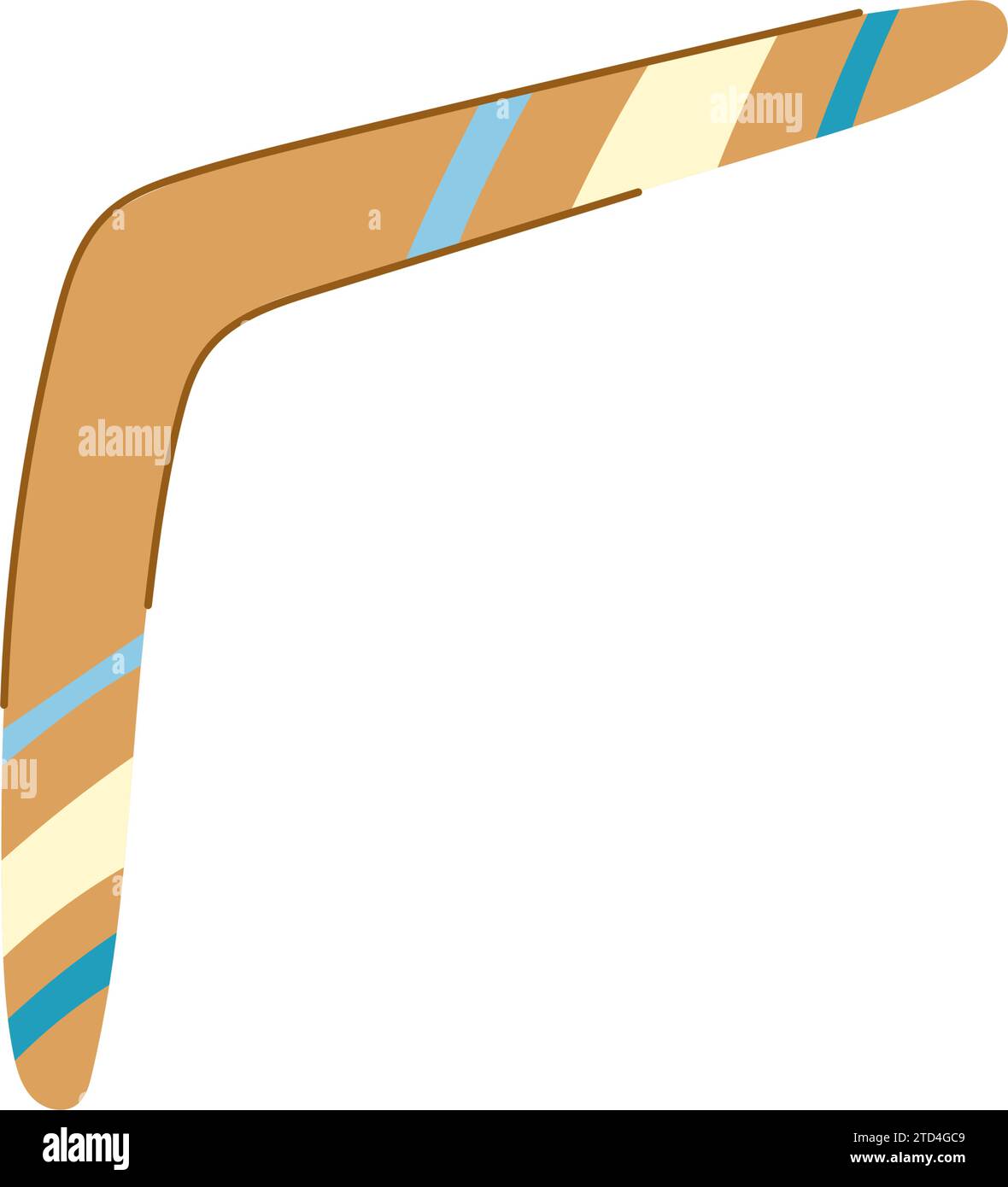 australian boomerang cartoon vector illustration Stock Vector Image ...