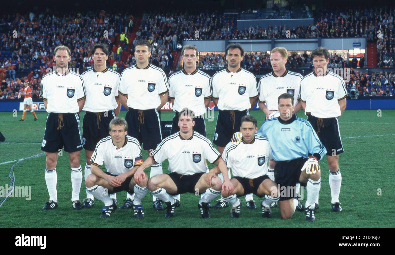 Football, firo: April 24th, 1996 Football European Championship Euro ...