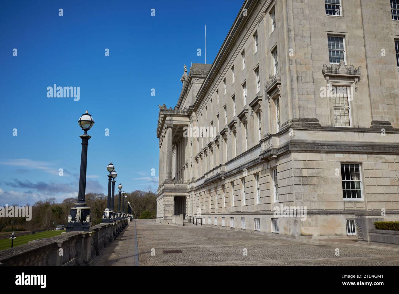Exterior of the Parliament Buildings in Stormont Estate, Northern ...