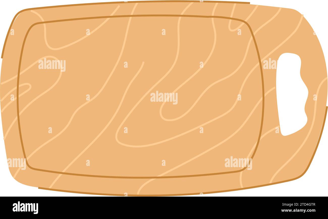 cook chopping board cartoon vector illustration Stock Vector Image ...