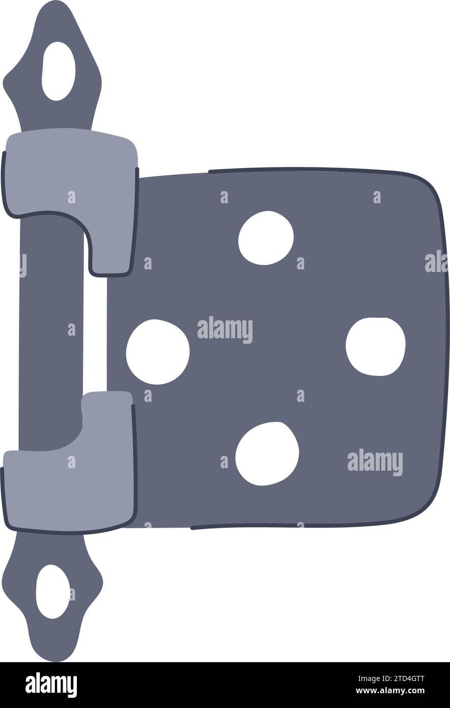 equipment door hinge cartoon vector illustration Stock Vector Image ...