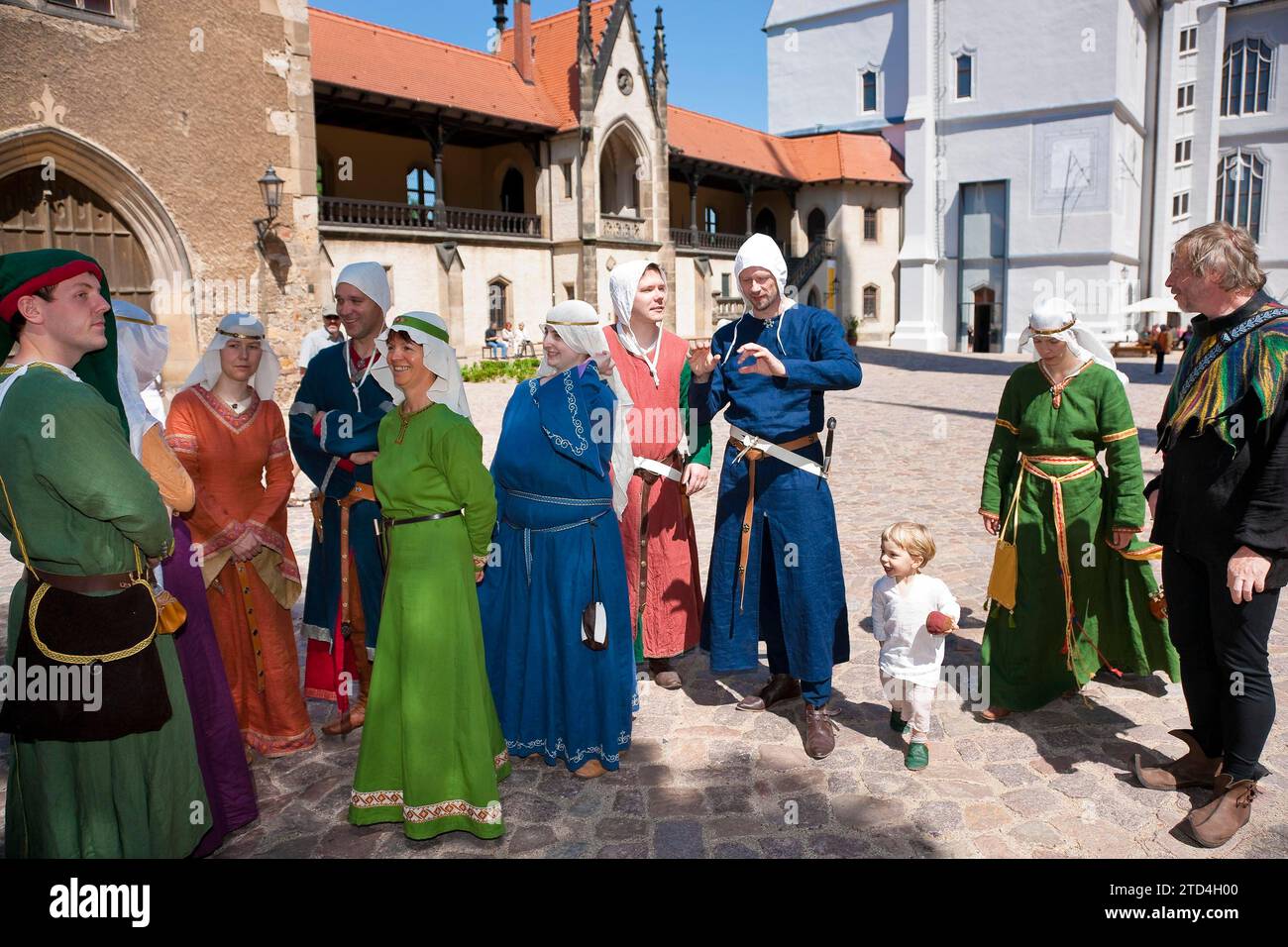 Meissen historical actors Stock Photo - Alamy