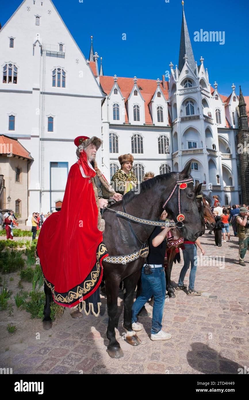 Meissen historical actors Stock Photo - Alamy