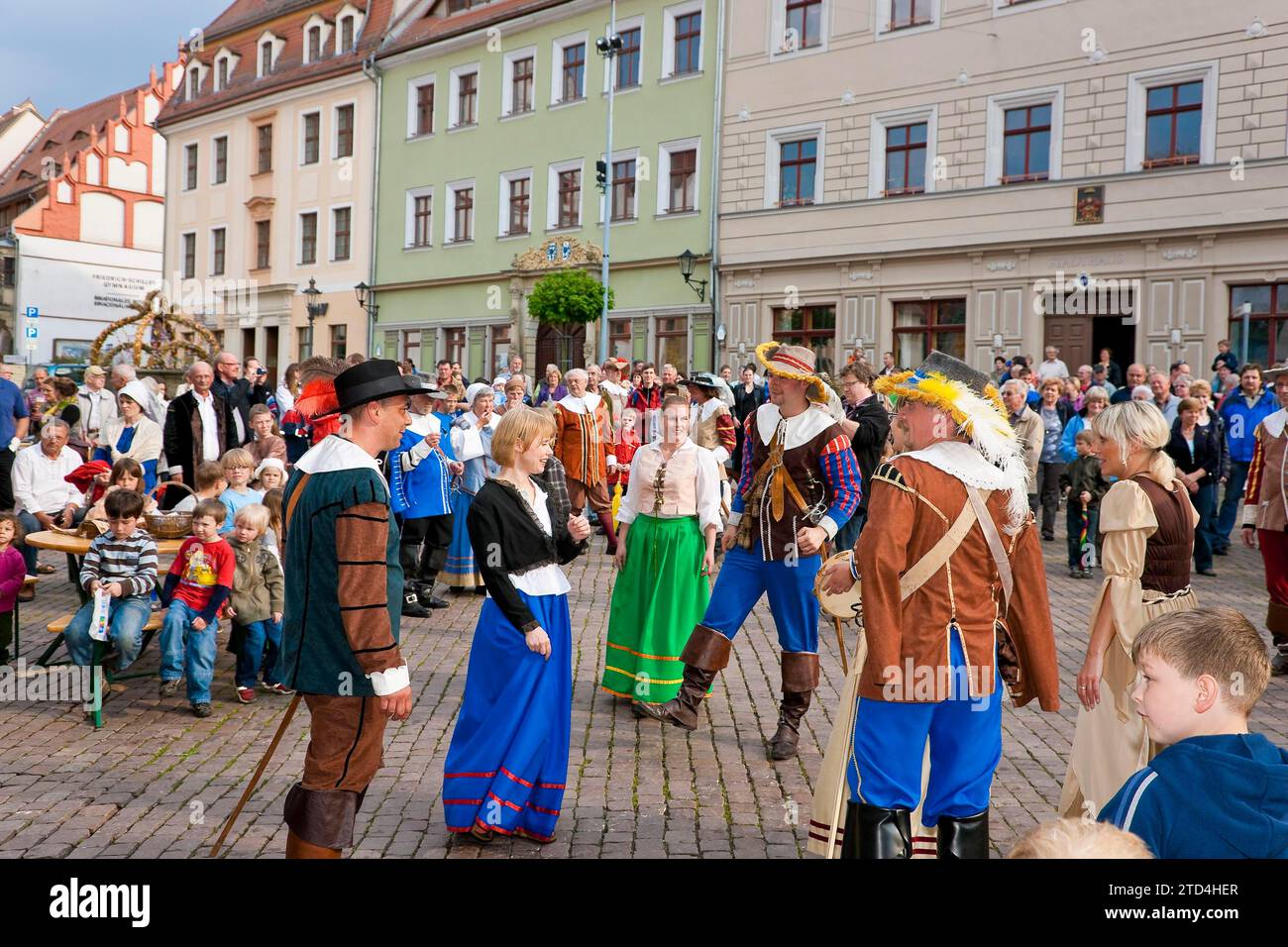 Pirna the members of the association Der Retter playfully re-enact the ...