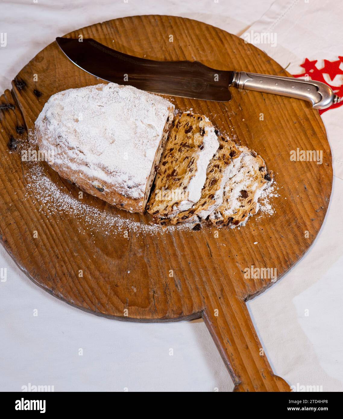 Dresden Christmas Stollen Stock Photo - Alamy