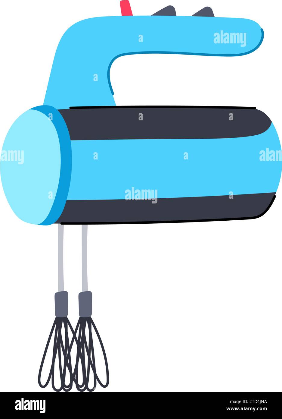 kitchen hand mixer cartoon vector illustration Stock Vector Image & Art ...