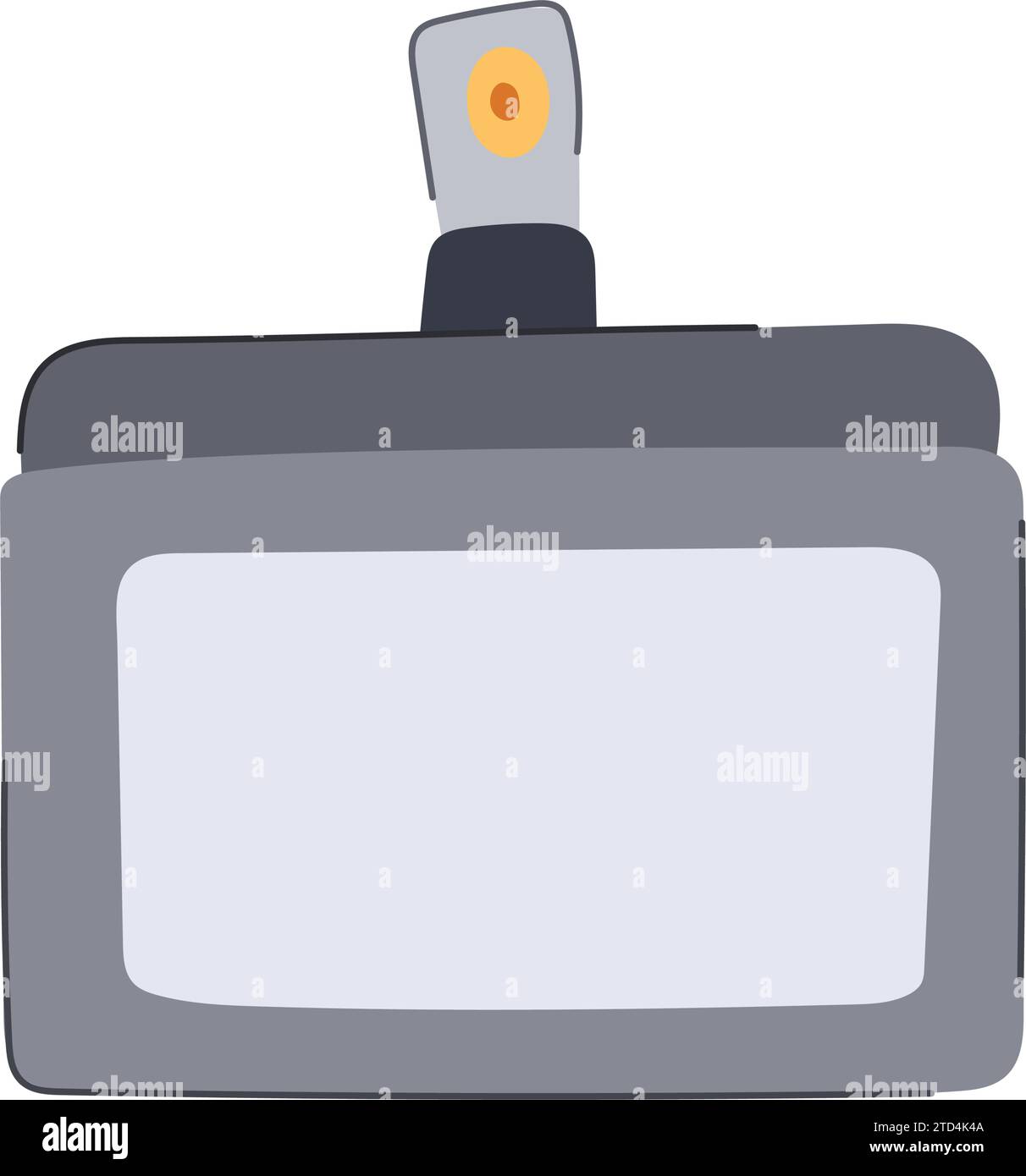 pass id card cartoon vector illustration Stock Vector Image & Art - Alamy