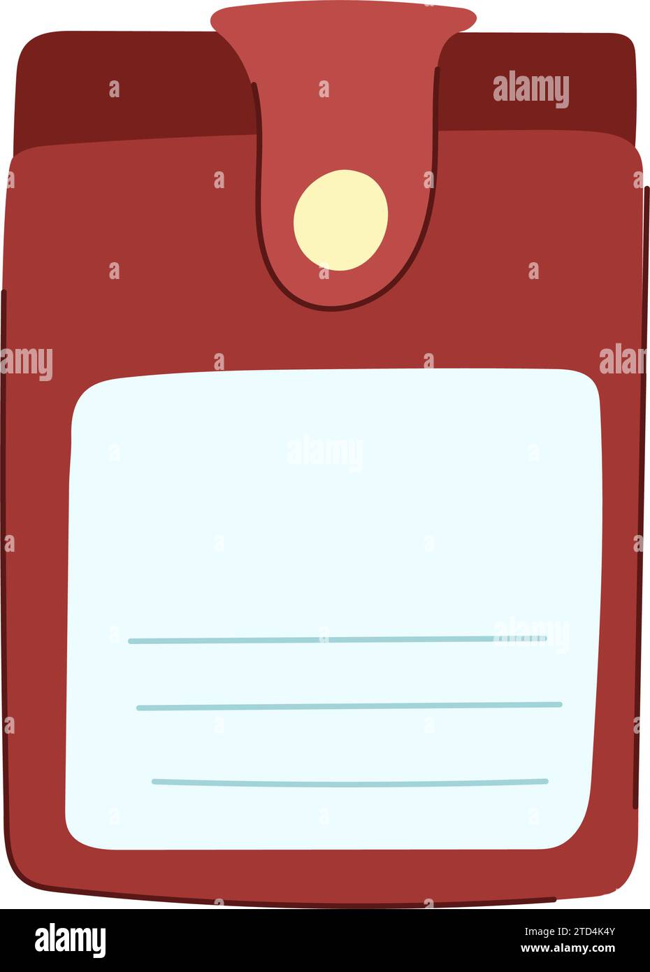 name id card cartoon vector illustration Stock Vector Image & Art - Alamy