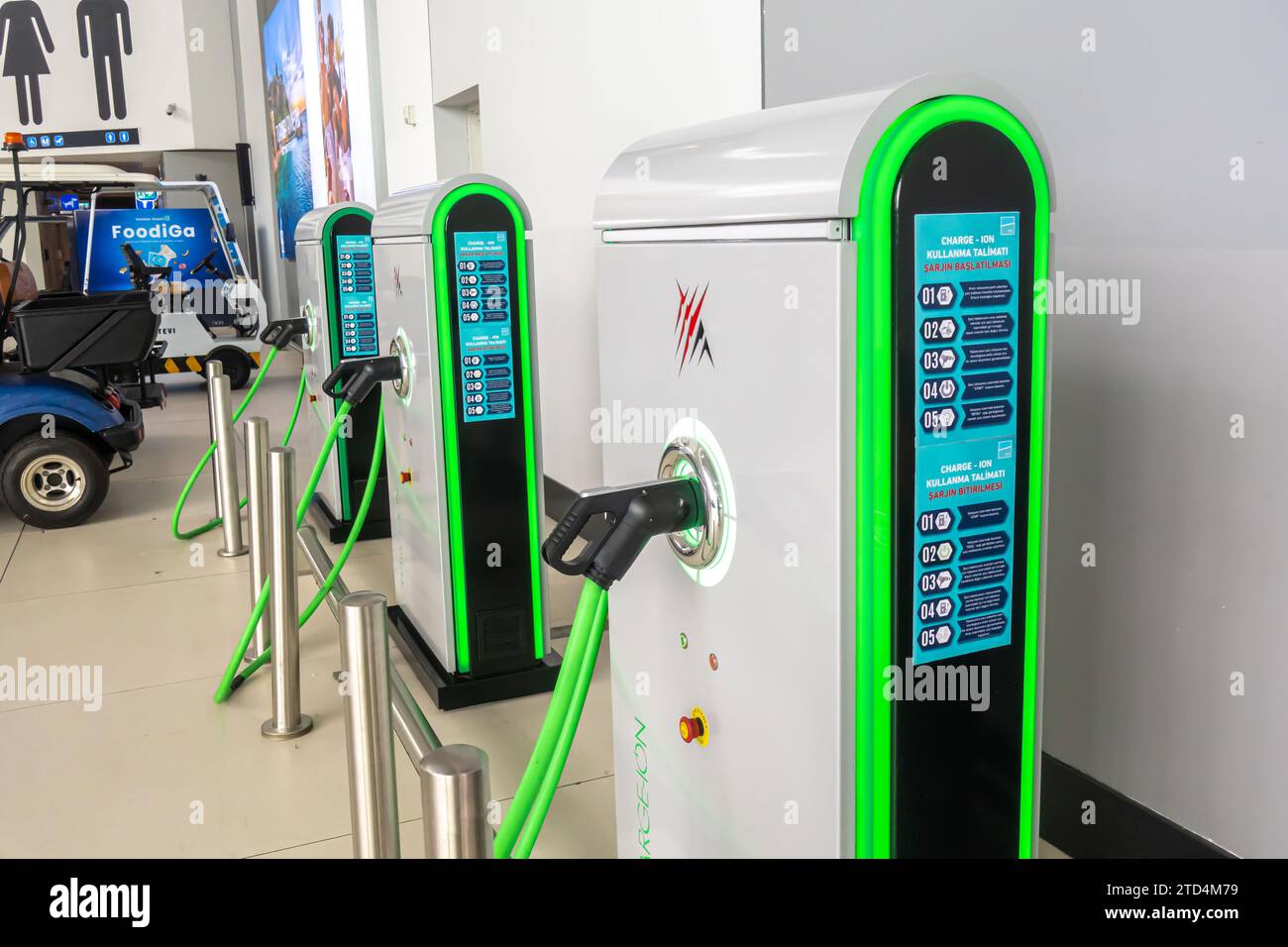IGA Buggy , Electric Vehicle Fast Charging Station in Istanbul airport ...