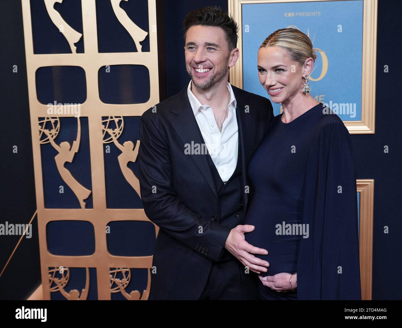 (L-R) Billy Flynn and Gina Comparetto at the 50th Annual Daytime Emmy ...