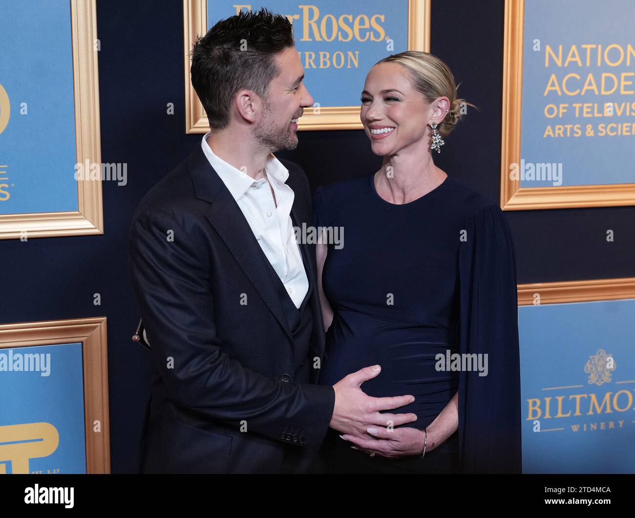 (L-R) Billy Flynn and Gina Comparetto at the 50th Annual Daytime Emmy ...