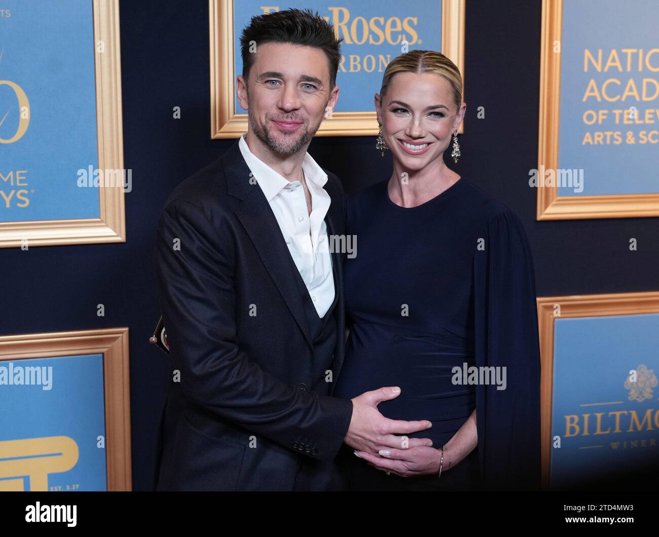 (L-R) Billy Flynn and Gina Comparetto at the 50th Annual Daytime Emmy ...