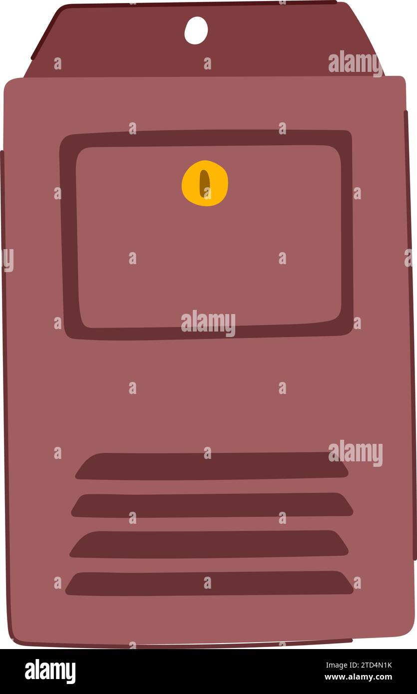 message mailbox letter cartoon vector illustration Stock Vector Image ...