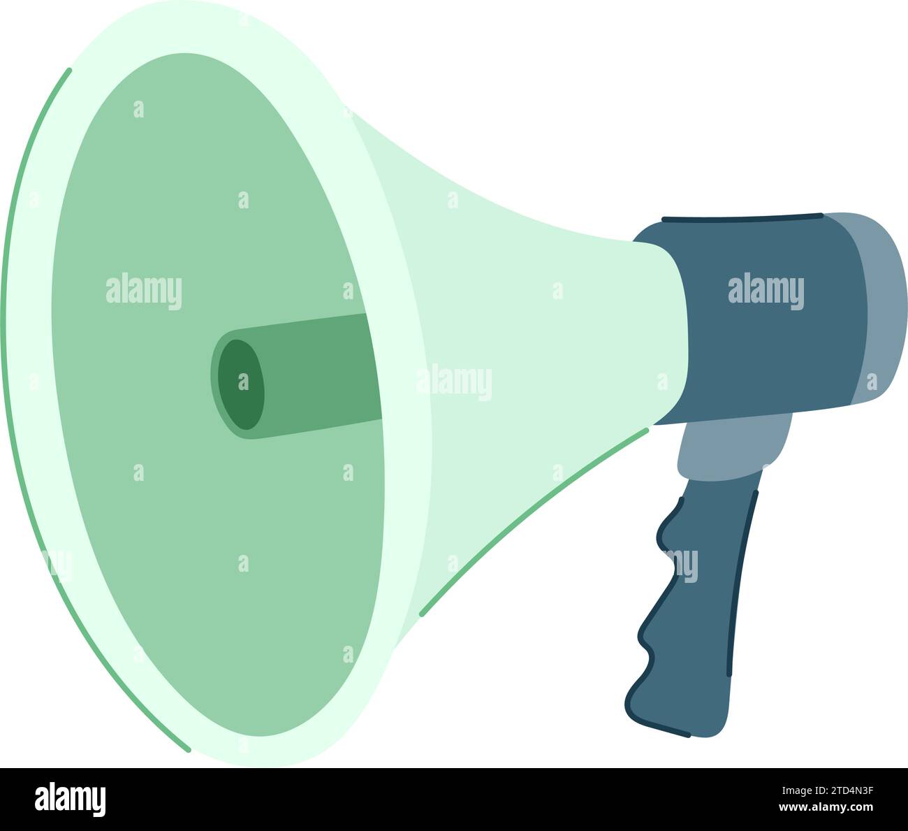 loudspeaker megaphone cartoon vector illustration Stock Vector Image ...