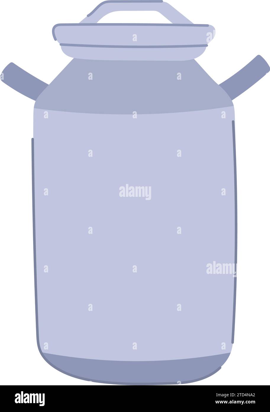 food metal milk can cartoon vector illustration Stock Vector Image ...