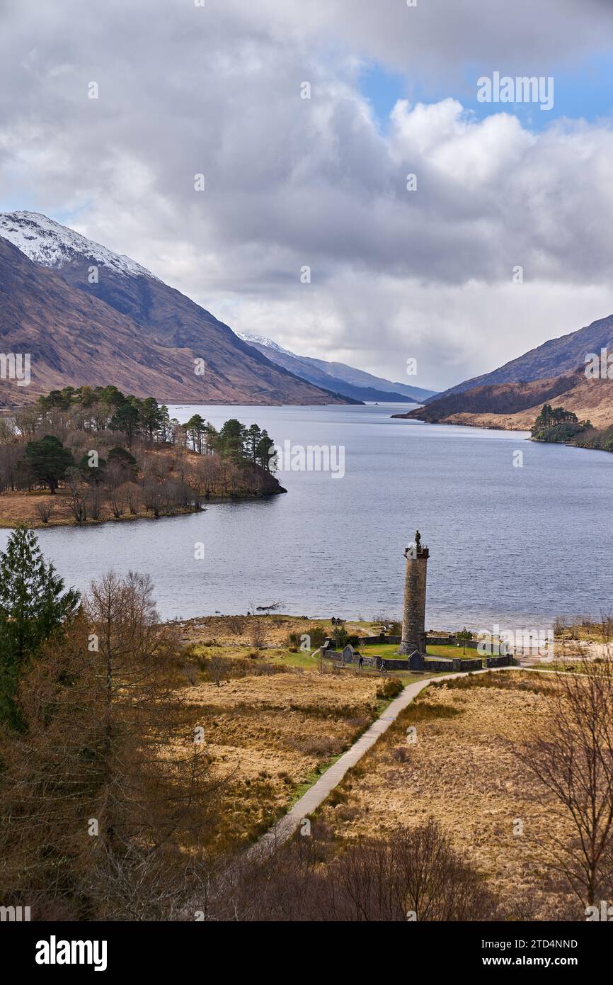 Loch Shiel and the Glenfinnan Monument, Highlands, Scotland. A film ...