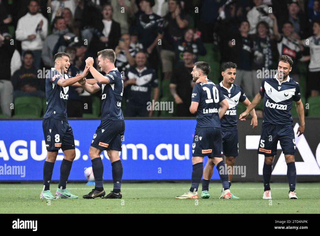 MELBOURNE, AUSTRALIA 16th December 2023. Melbourne Victory midfielder ...