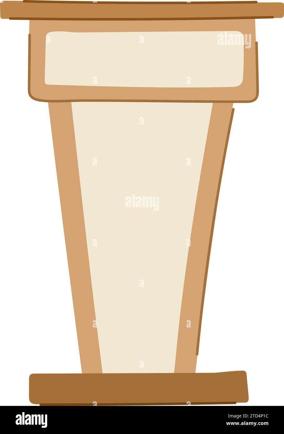 cylinder podium cartoon vector illustration Stock Vector Image & Art ...