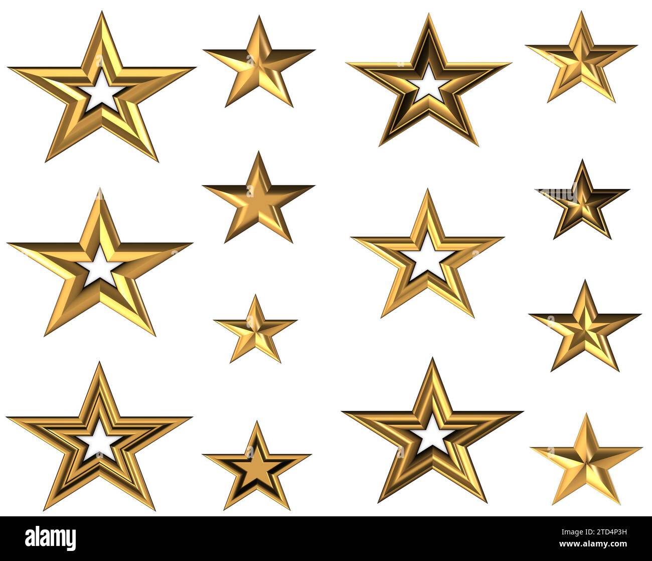 golden stars outline stickers Stock Photo - Alamy