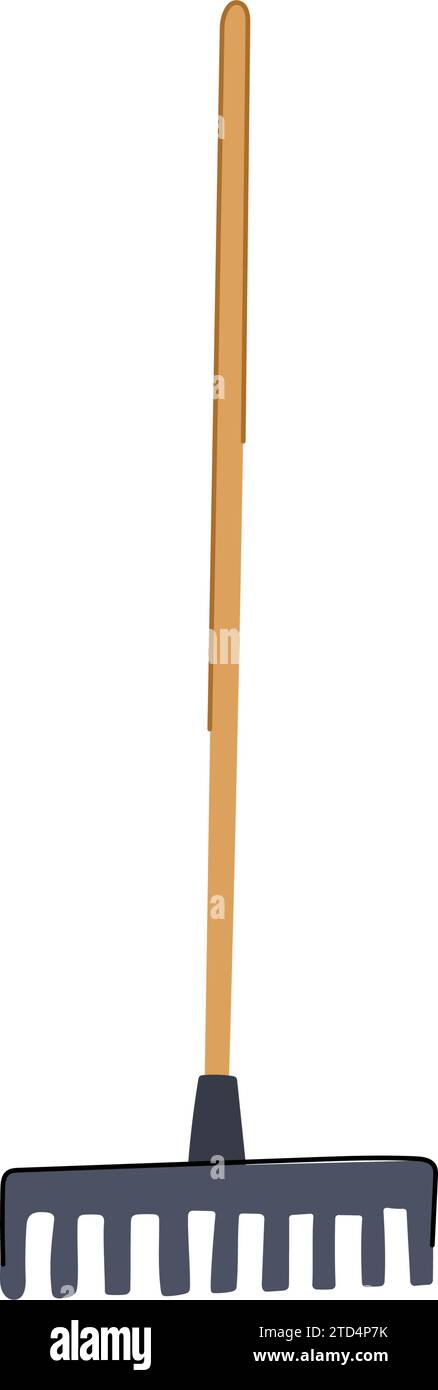 shovel rake cartoon vector illustration Stock Vector Image & Art - Alamy