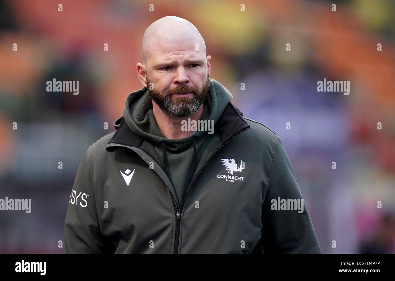 Connacht head coach Pete Wilkins before the Investec Champions Cup ...