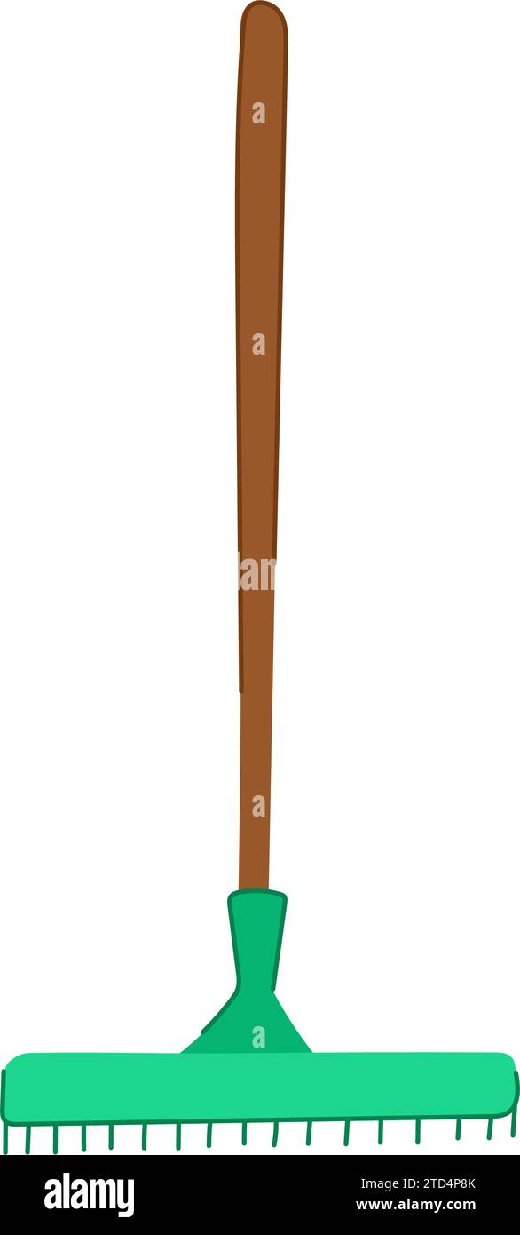 yard rake cartoon vector illustration Stock Vector Image & Art - Alamy