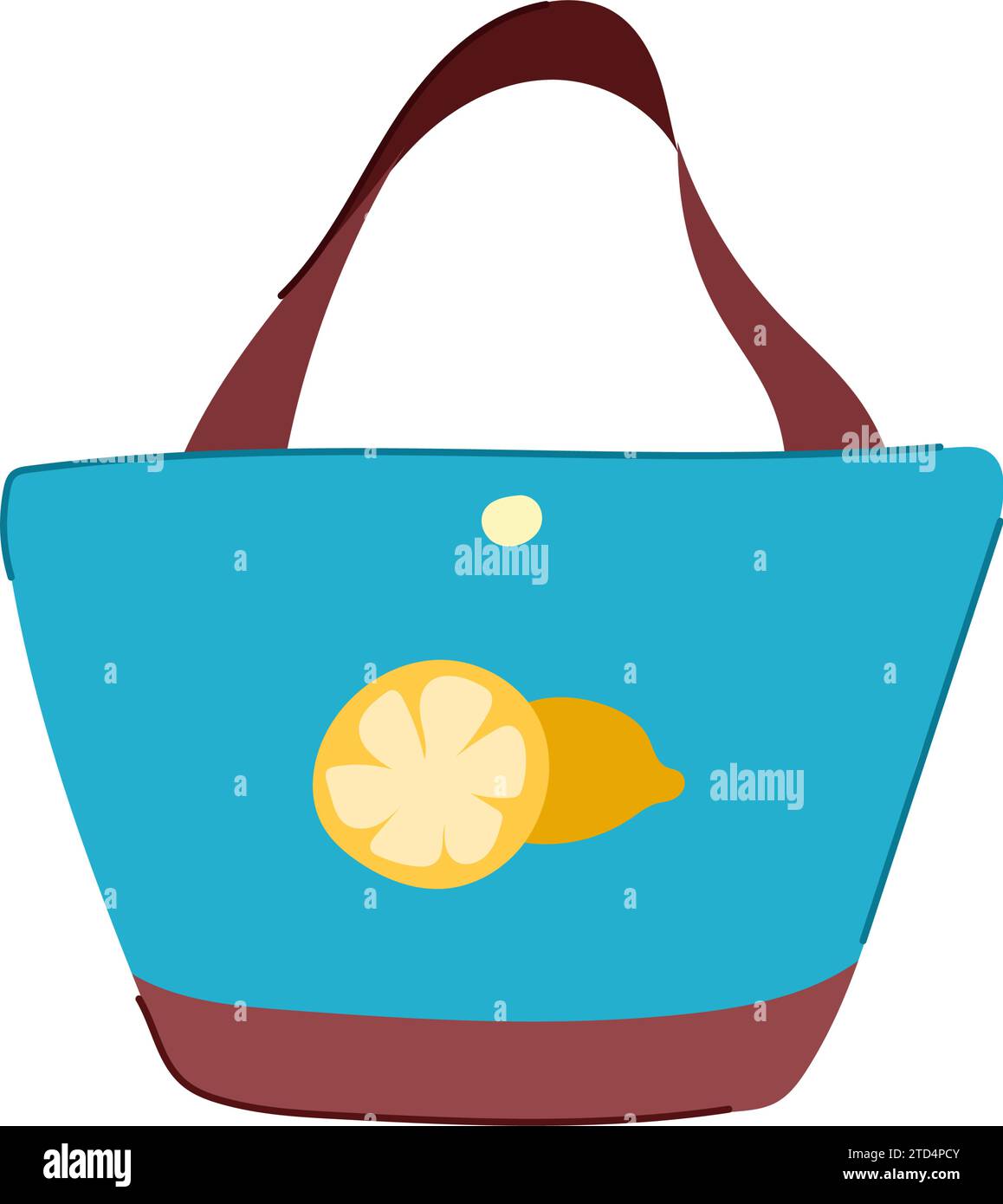 blank reusable bag cartoon vector illustration Stock Vector Image & Art ...