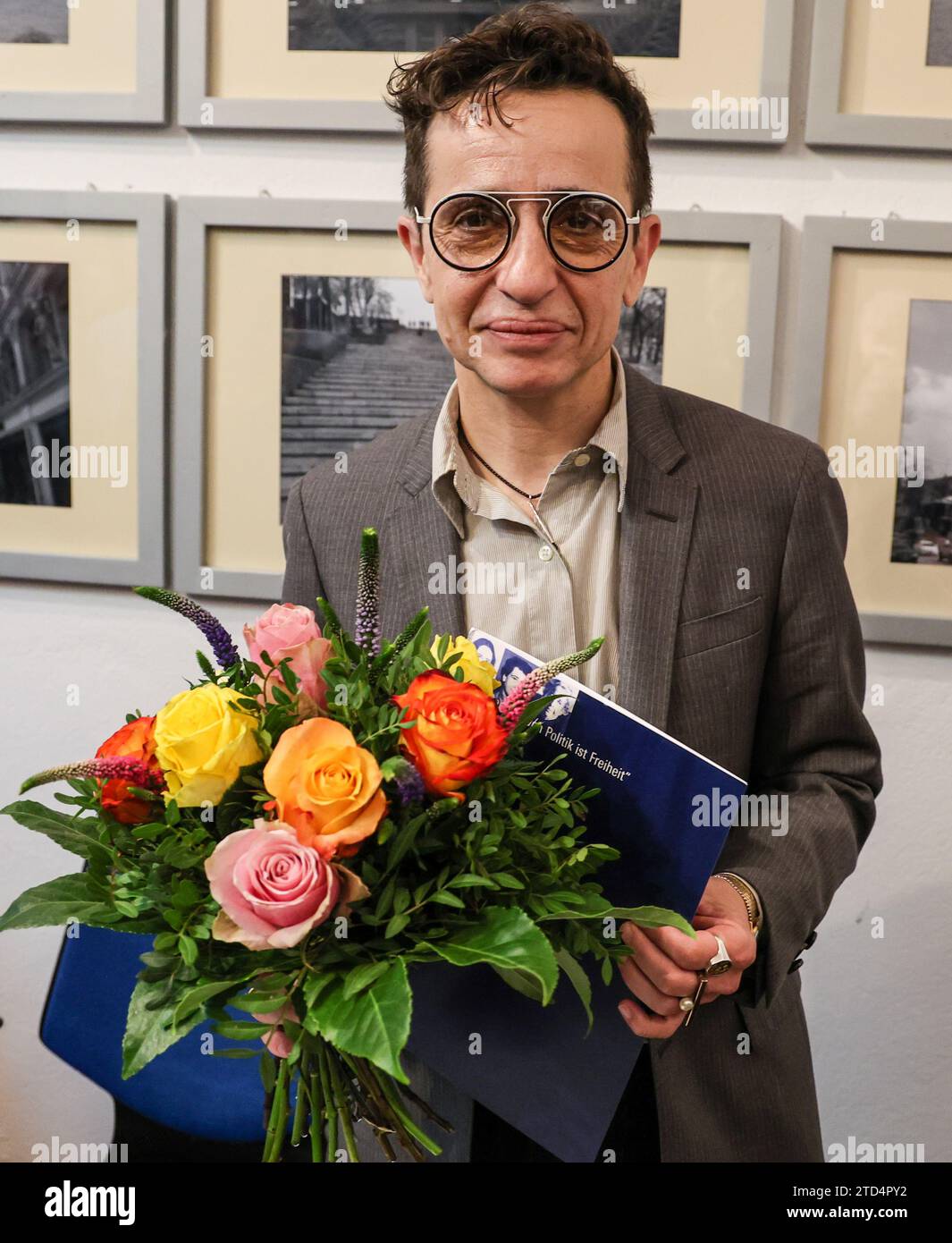 16 December 2023, Bremen: Masha Gessen, publicist from the USA, stands ...