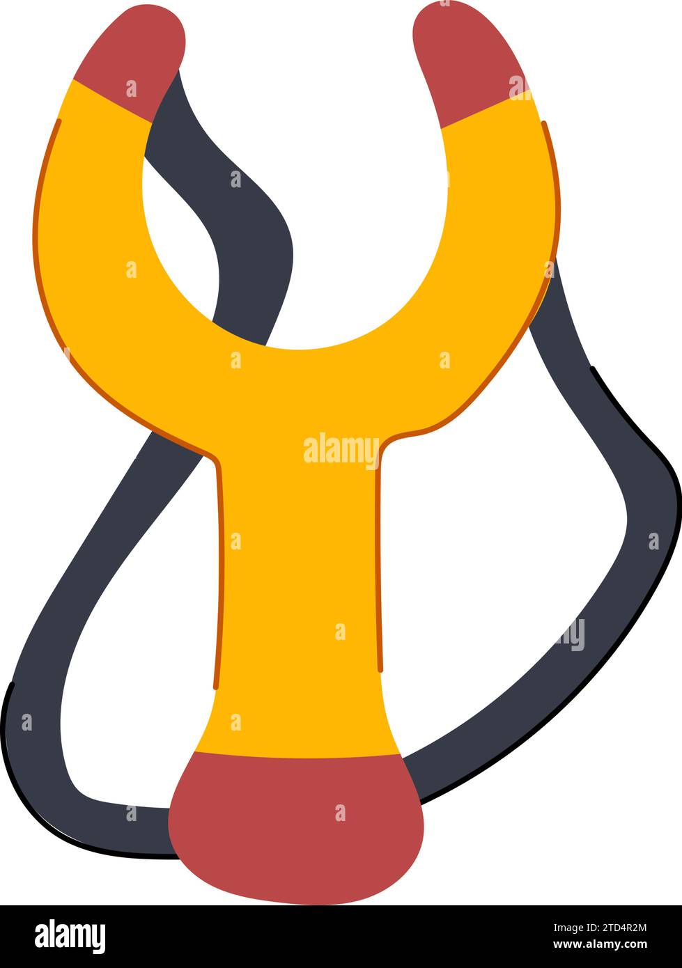 catapult slingshot cartoon vector illustration Stock Vector Image & Art ...