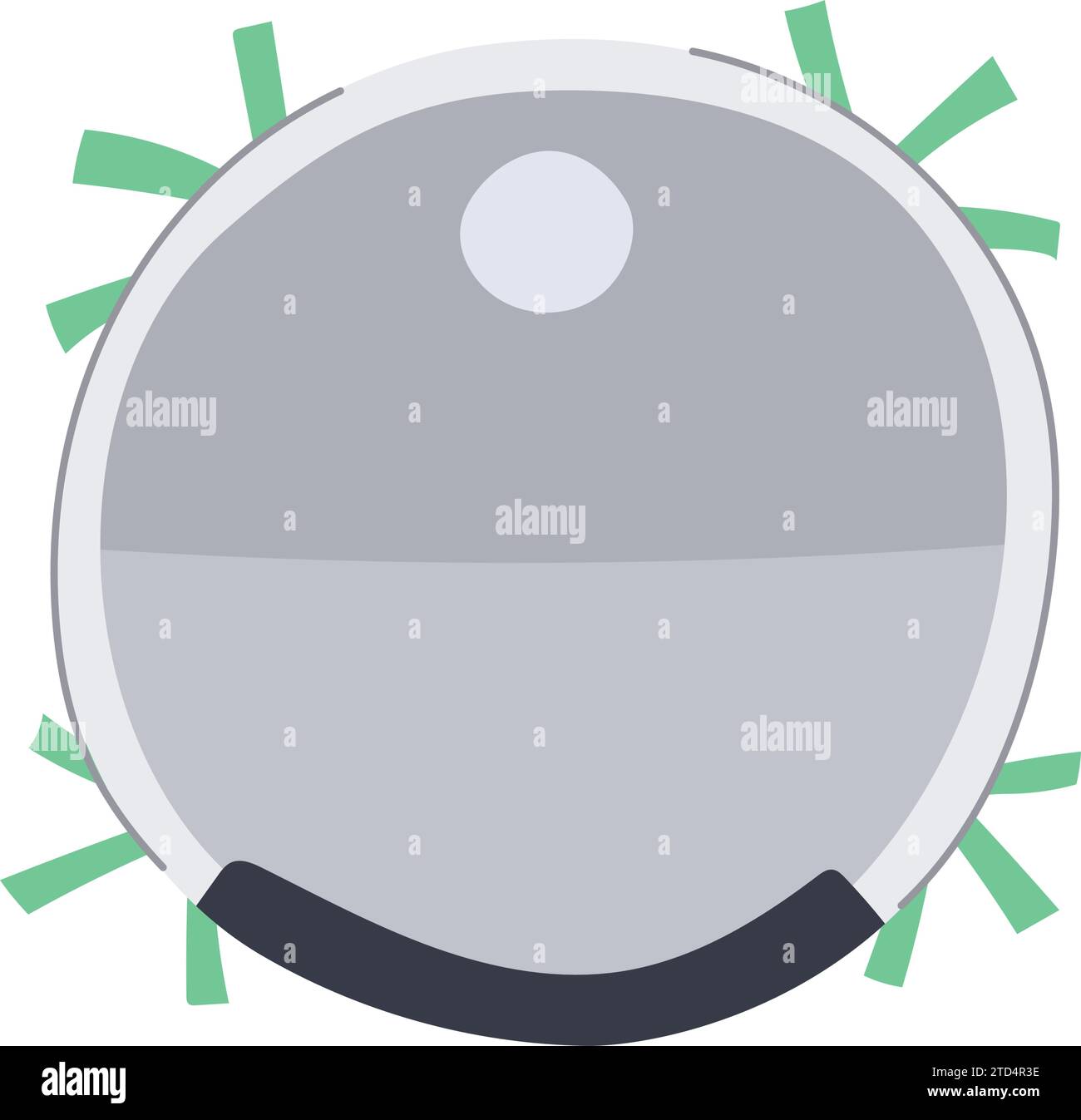 hoover robot vacuum cleaner cartoon vector illustration Stock Vector ...