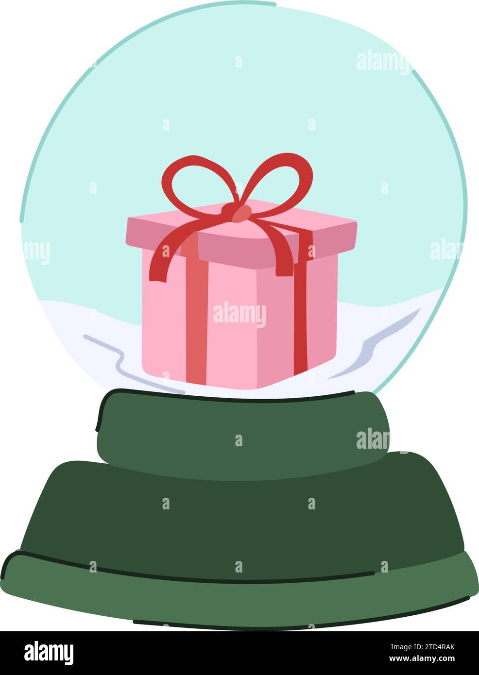 glass snow ball cartoon vector illustration Stock Vector Image & Art ...