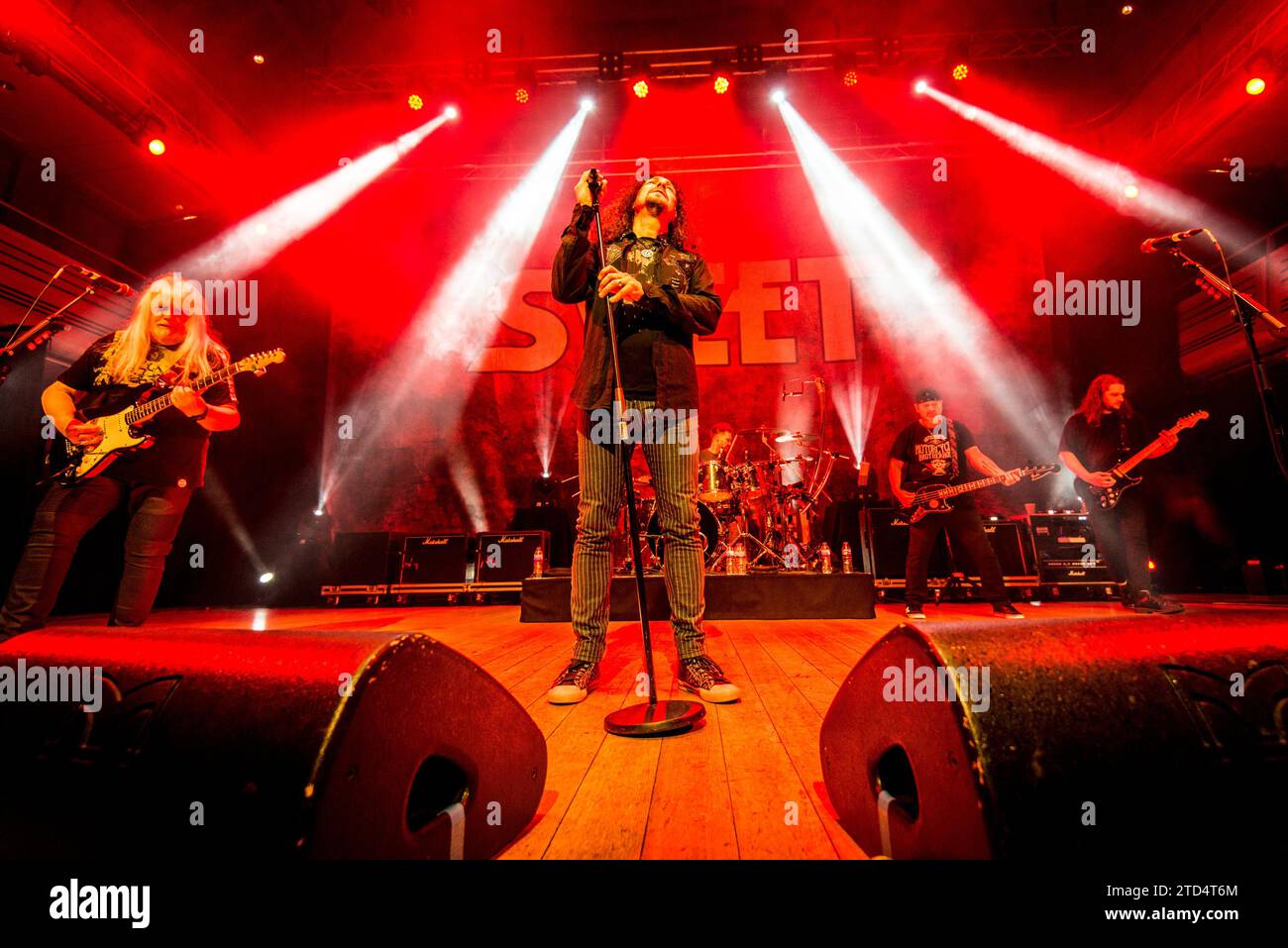 The Sweet on stage at The Apex Stock Photo - Alamy