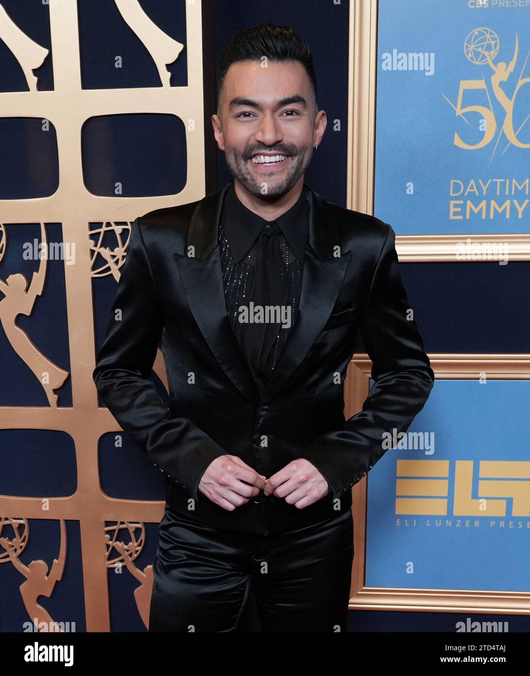 Denny Directo arrives at the 50th Annual Daytime Emmy Awards held at ...