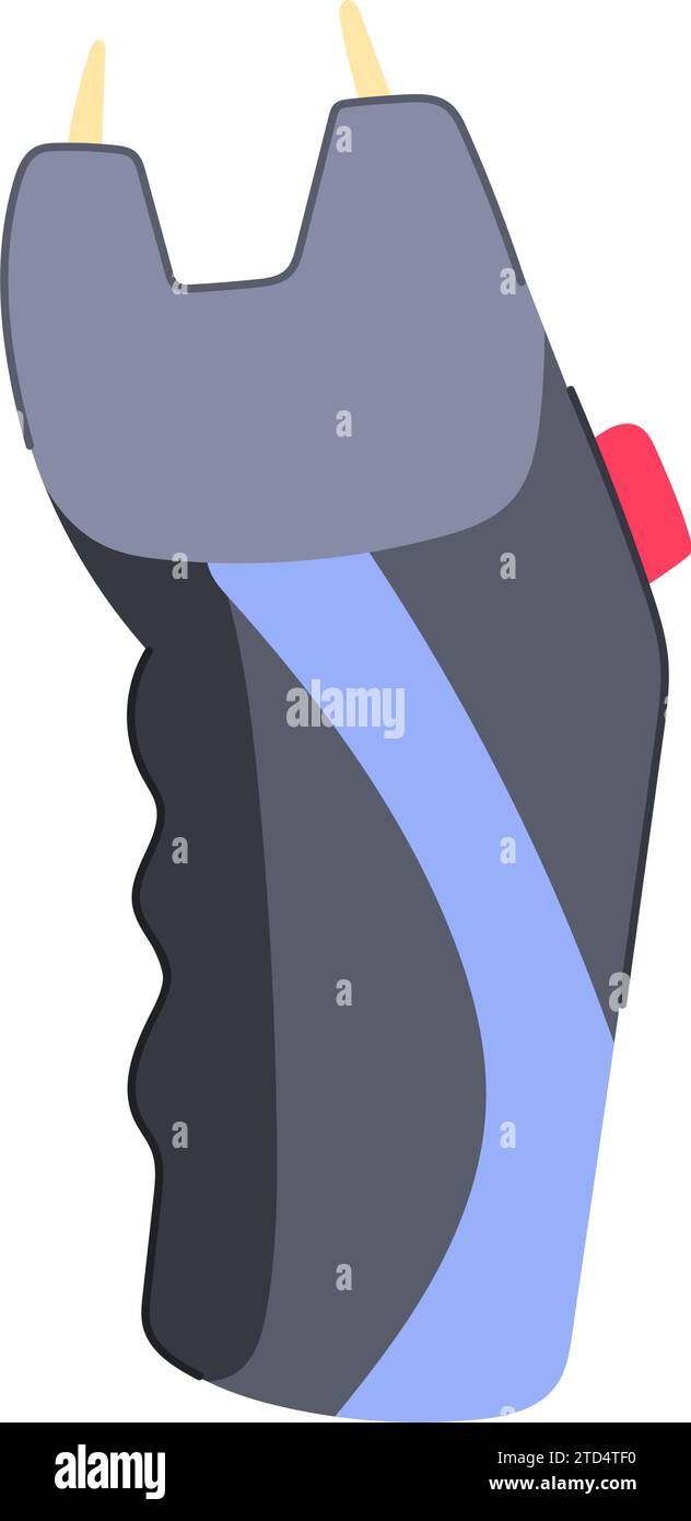 stun taser gun cartoon vector illustration Stock Vector Image & Art - Alamy