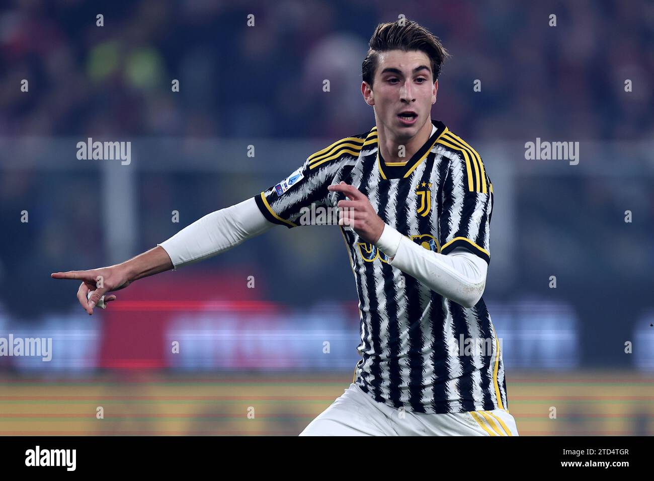 Genova, Italy. 15th Dec 2023. Fabio Miretti of Juventus Fc looks on ...