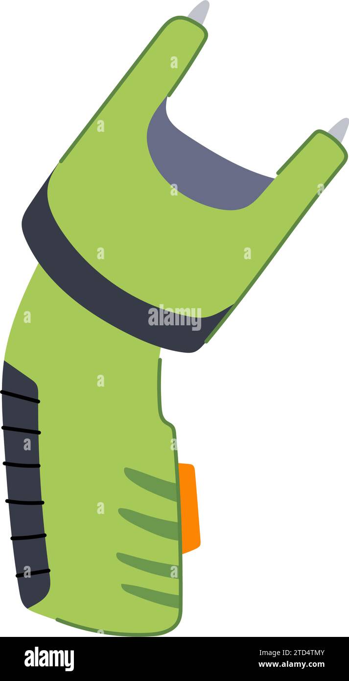 shock taser gun cartoon vector illustration Stock Vector Image & Art ...