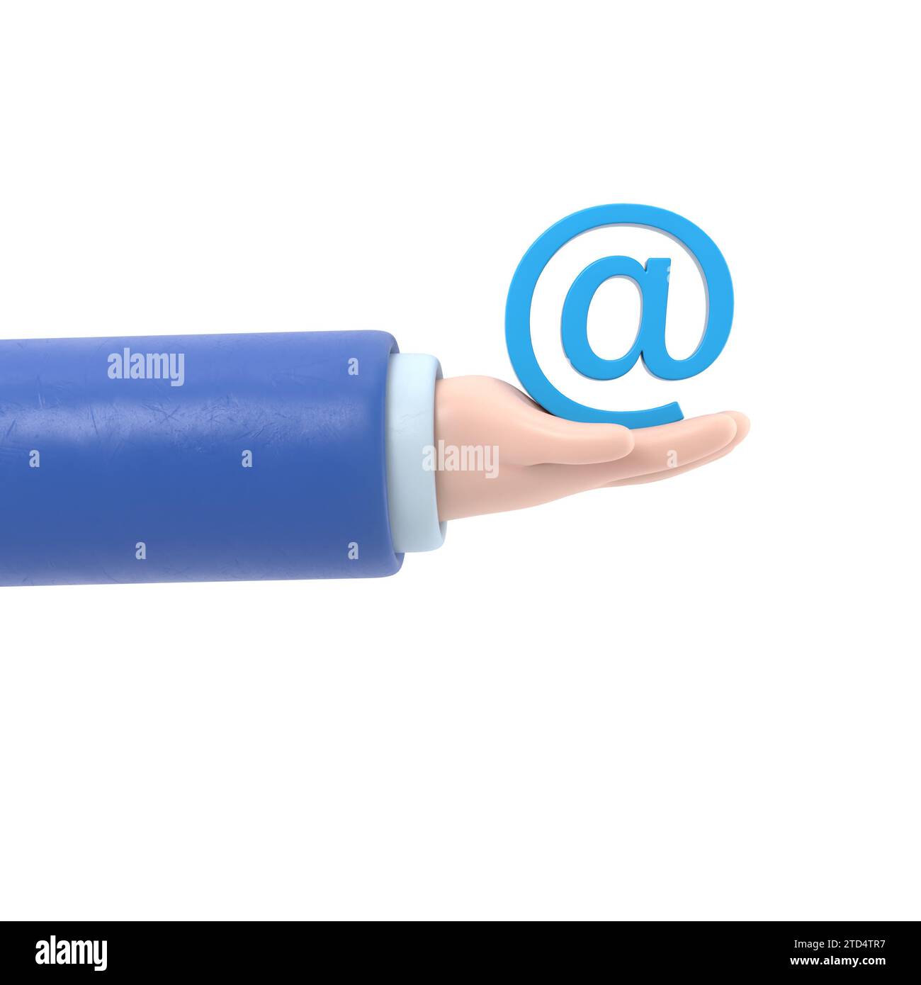 Cartoon Gesture Icon Mockup.Cartoon businessman character hand holding ...