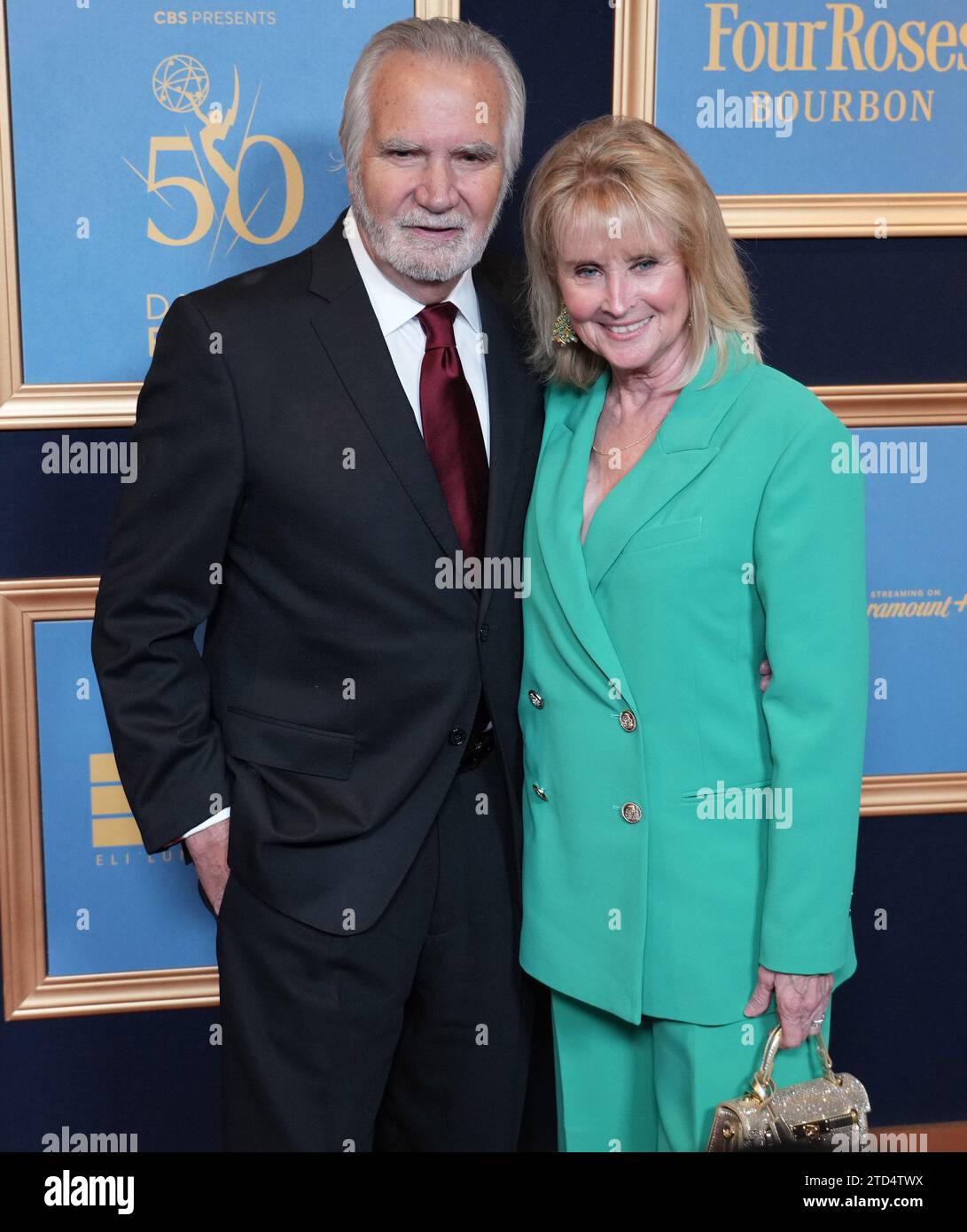 (L-R) John McCook and Laurette Spang-McCook arrives at the 50th Annual ...