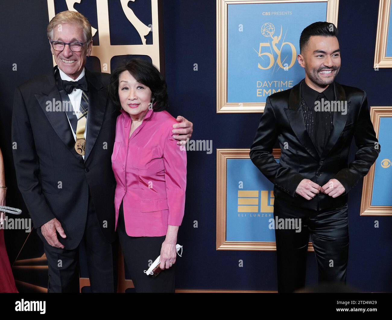 (L-R) Maury Povich, Connie Chung and Denny Directo at the 50th Annual ...