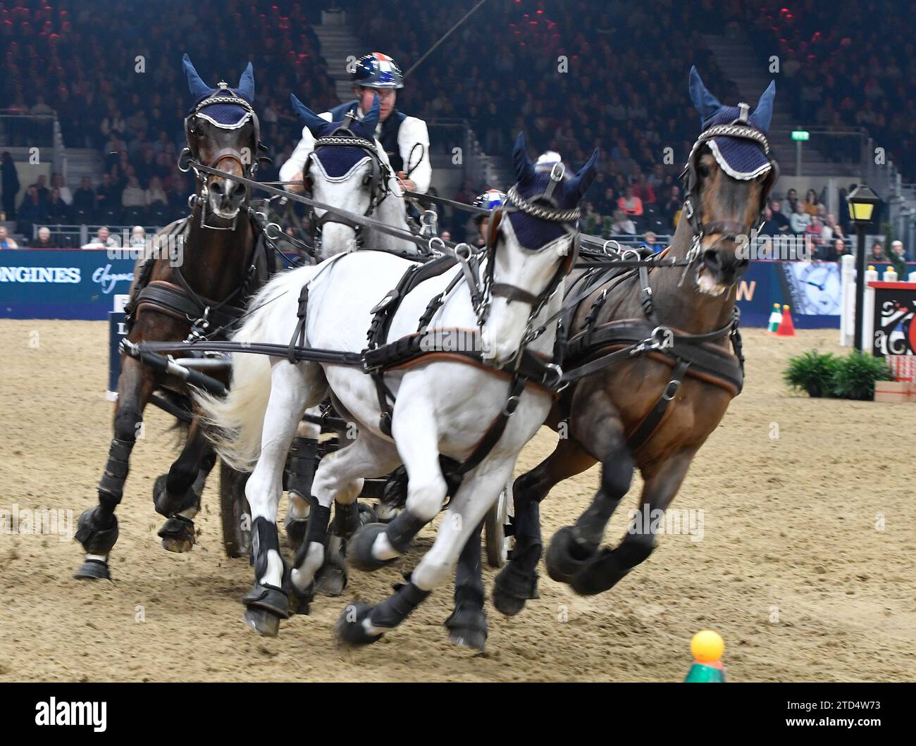 At the london international horse show hi-res stock photography and ...