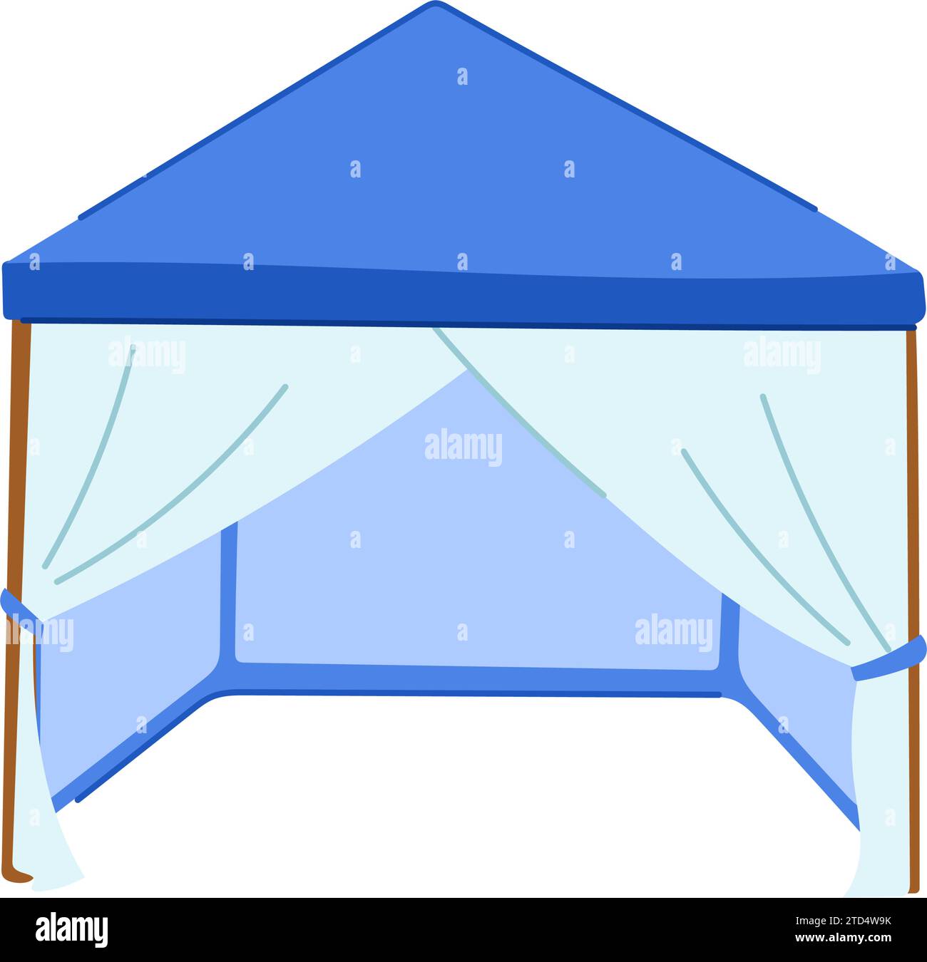 canopy tent garden cartoon vector illustration Stock Vector Image & Art ...