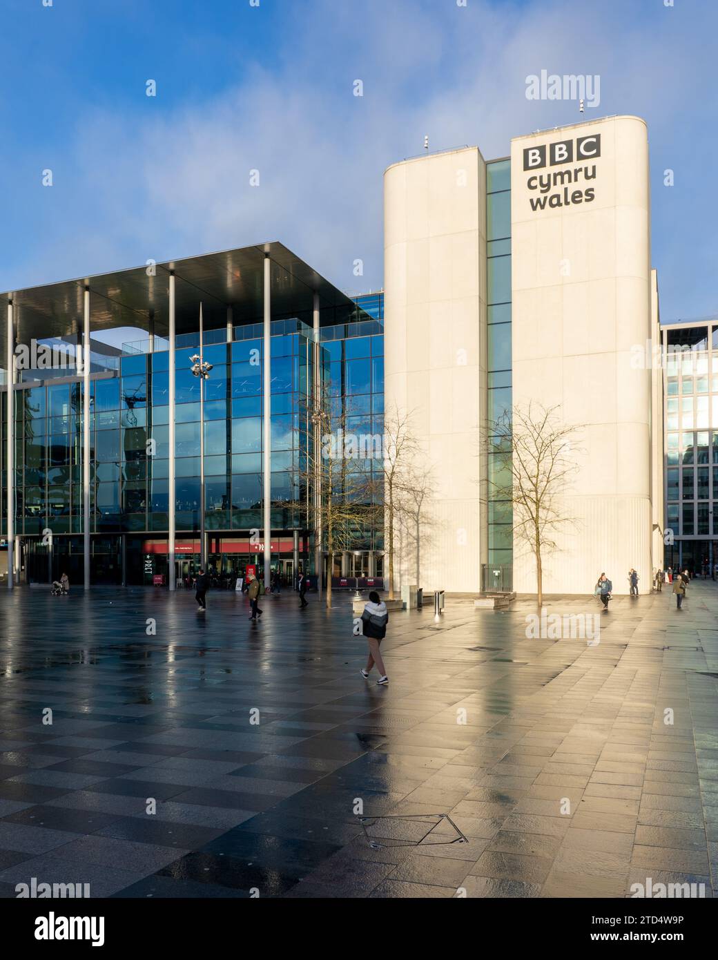 The BBC Wales HQ, Central Square, Cardiff Stock Photo - Alamy