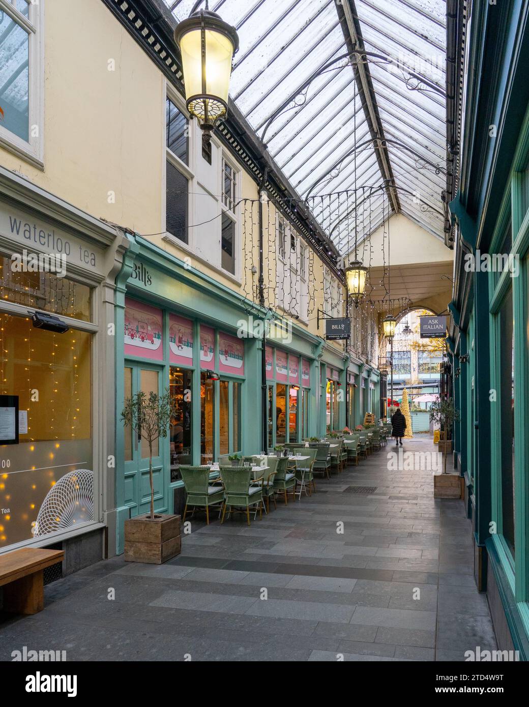 The Wyndham Arcade, Cardiff Stock Photo - Alamy