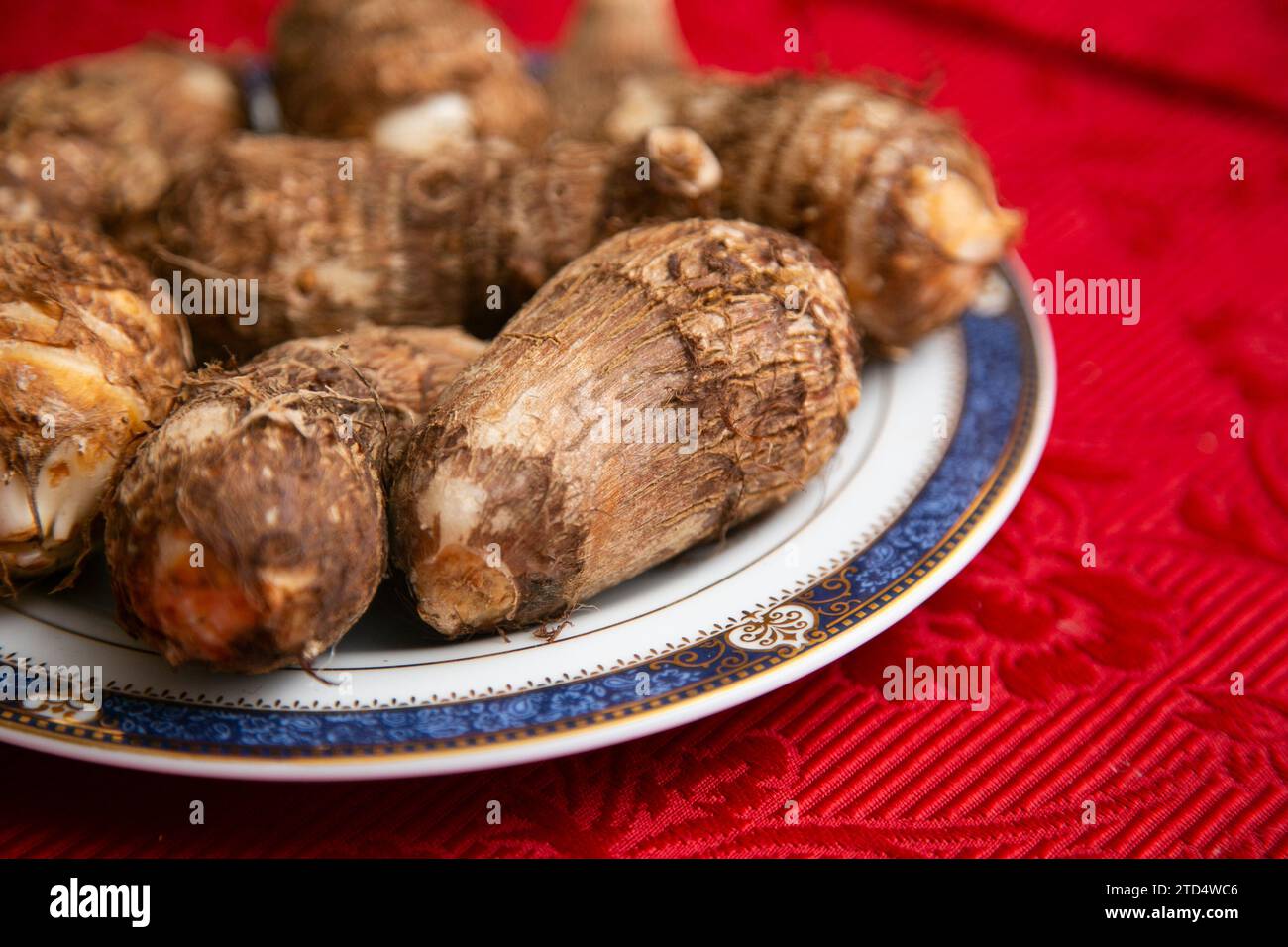 Satoimo or taro root is a starchy root vegetable that is widely enjoyed ...